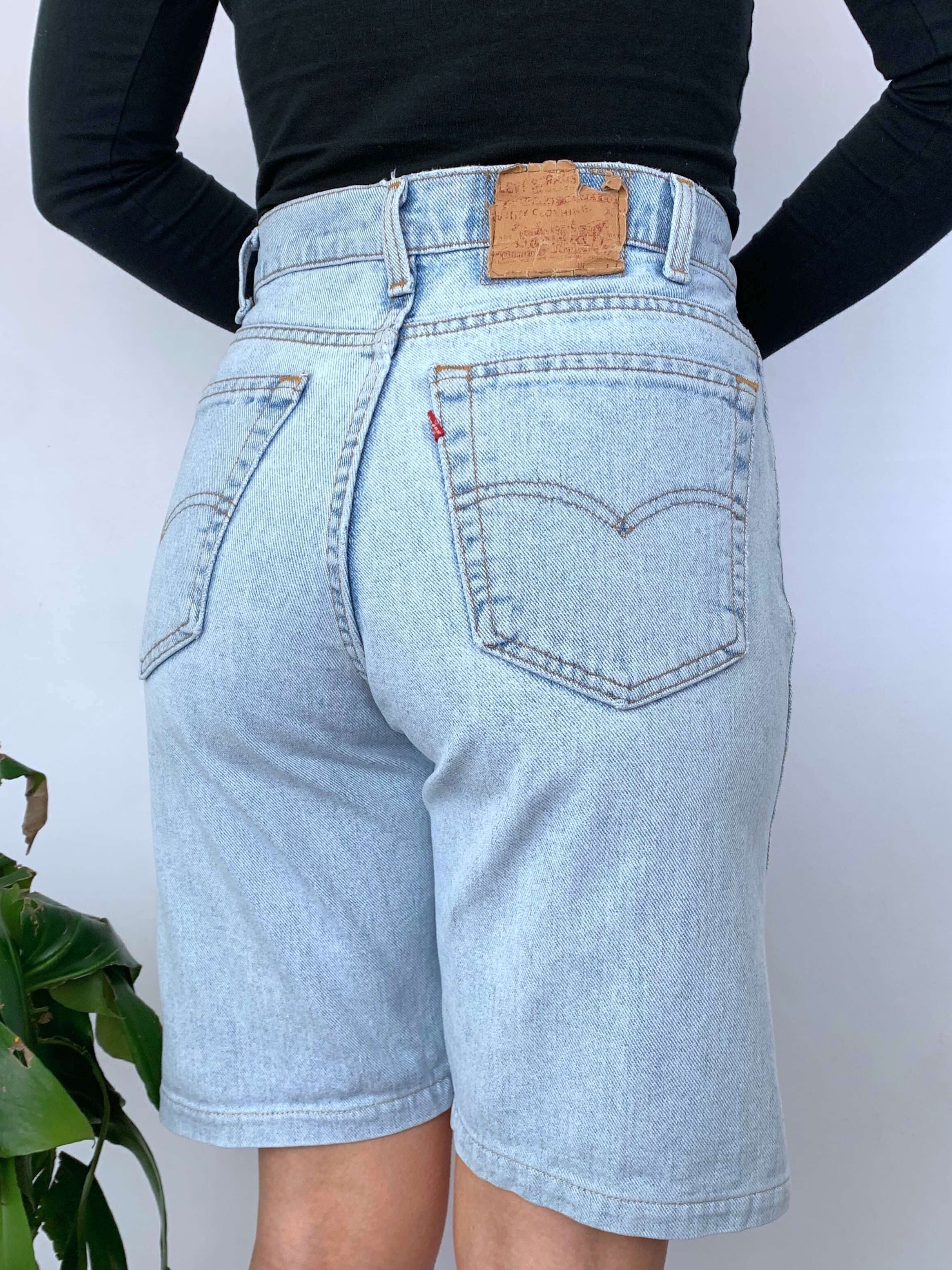 VINTAGE LEVIS LIGHT WASH JORTS - W30 – Recycled Surfwear